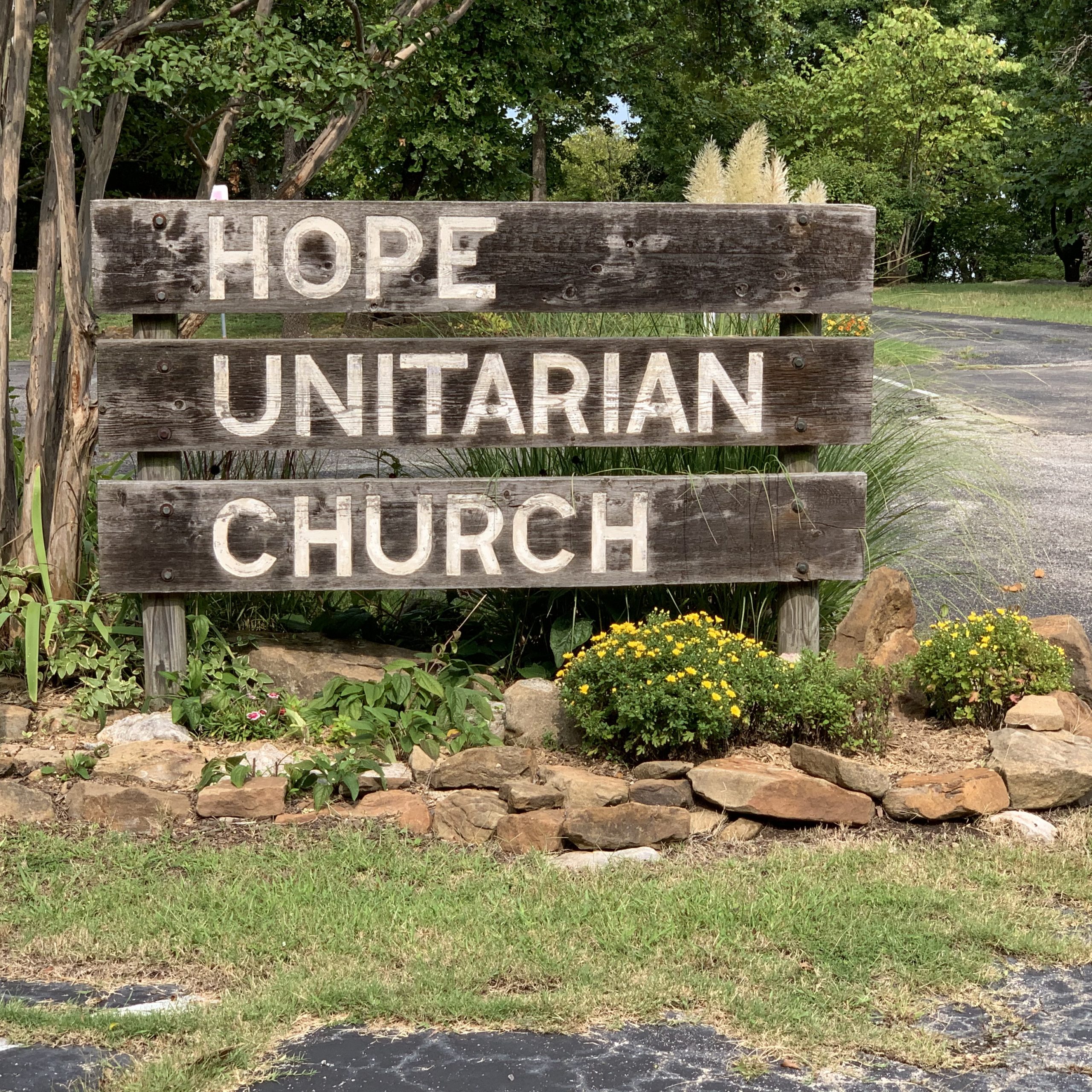 Hope Sign – Hope Unitarian Church – Tulsa, Oklahoma
